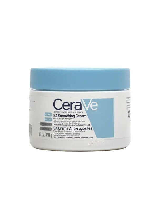 CeraVe Смягчающий крем SA с мочевиной для сухой, огрубевшей и неровной кожи, 340 мл