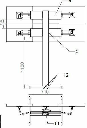 Аллегри Prime 6 стойка напольная для тв 21-32"