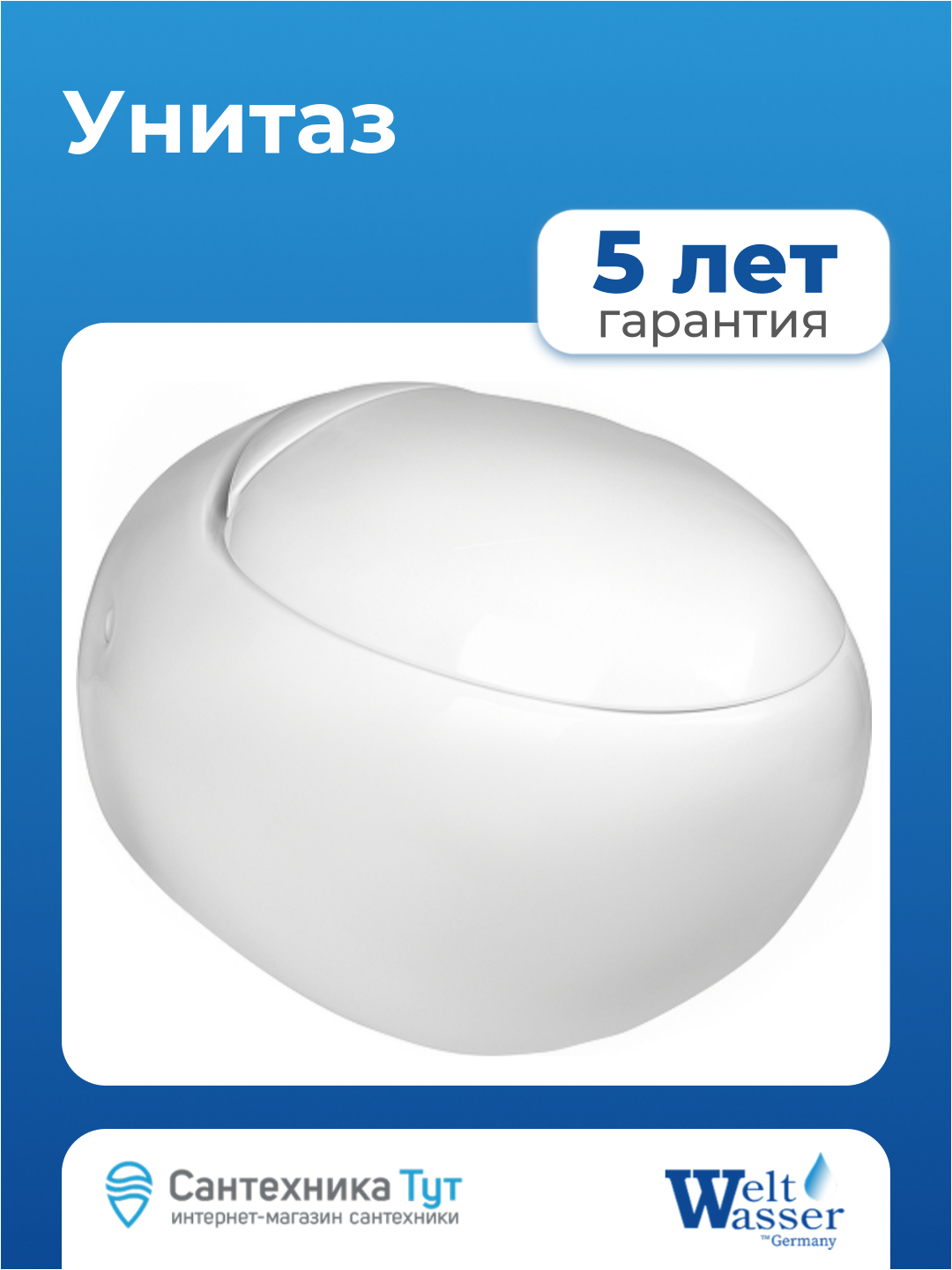 Унитаз WeltWasser Jeckenbach 004 GL-WT 10000003809 подвесной Белый глянец с сиденьем Микролифт белый фаянс подвесной