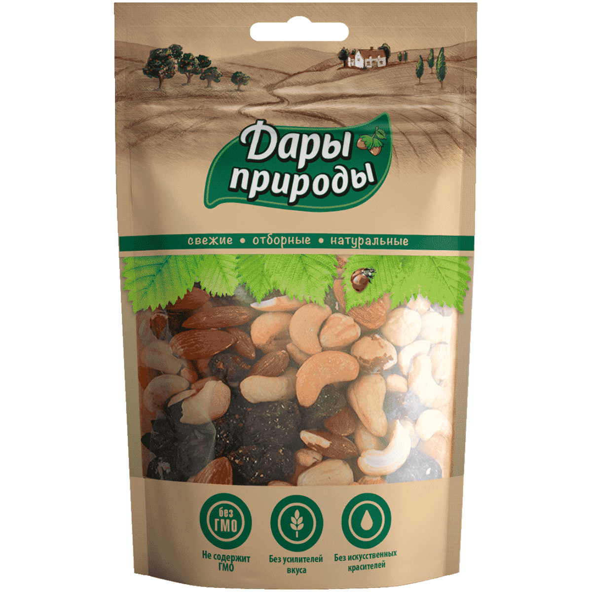 Коктейль Дары Природы смесь орехов и изюма 70 г