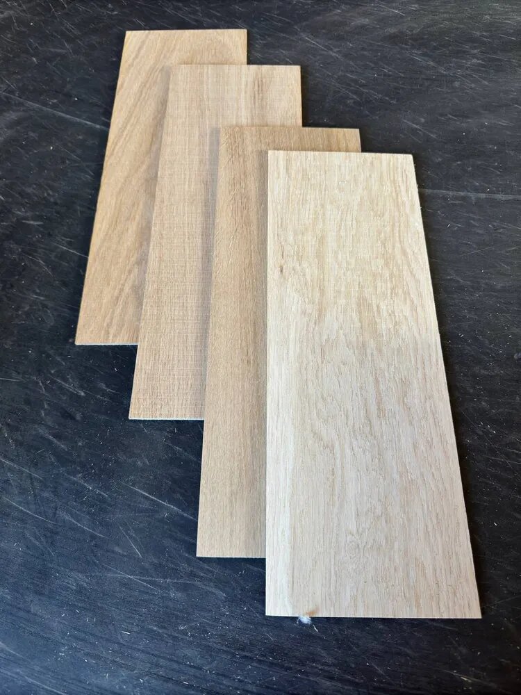 Шпон( ламель) дубовый 90х4х400мм (3шт), заготовка для творчества и подделок
