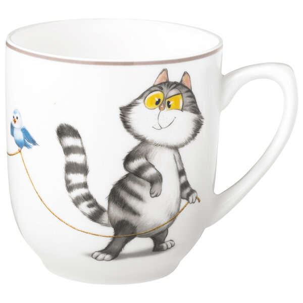 Кружка lefard счастье есть 400 мл KSG-85-2090