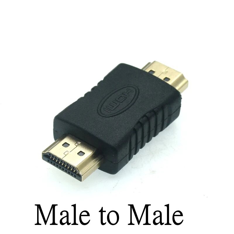 HDMI переходник Male to Male, черный