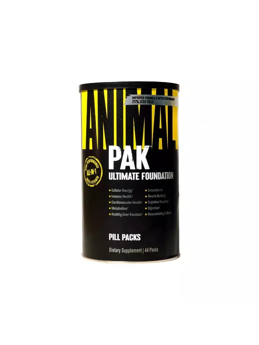 Энимал пак 44 шт. пакет по 8 таблетки/банка