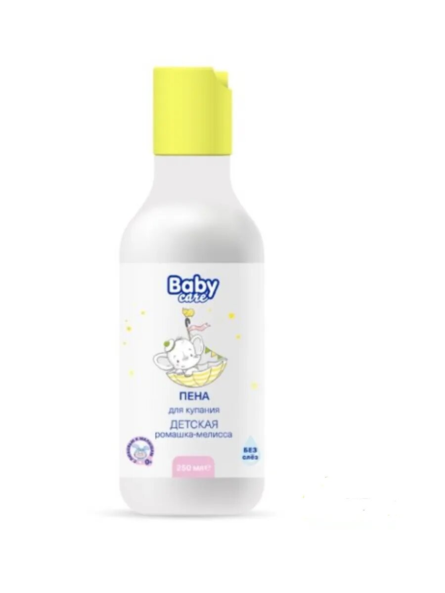 Baby Care Пена для купания 0+мес, пена, с экстрактами ромашк