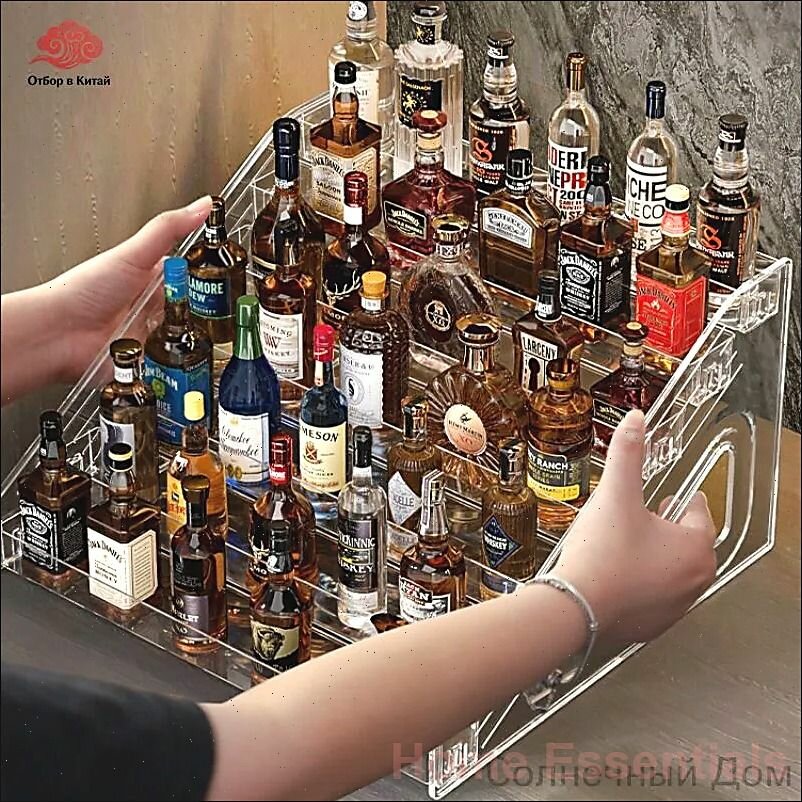 Винный шкаф, многослойная ступенчатая многофункциональная витрина