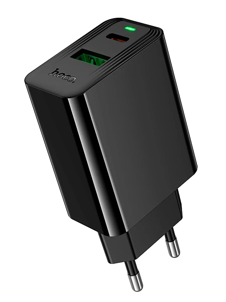 Сетевое зарядное устройство Hoco CS95A GаN (QC3.0+PD30W) цвет черный
