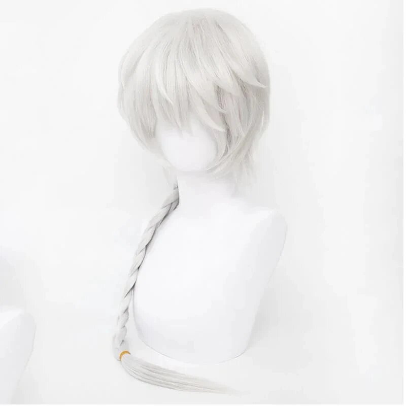 Косплей парик Николай Гоголь, белые волосы Белый, Wig Only