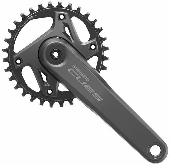 Система Shimano Cues U6000, 9/10/11 скоростей, 170 мм, 32T, без упаковки. Черный