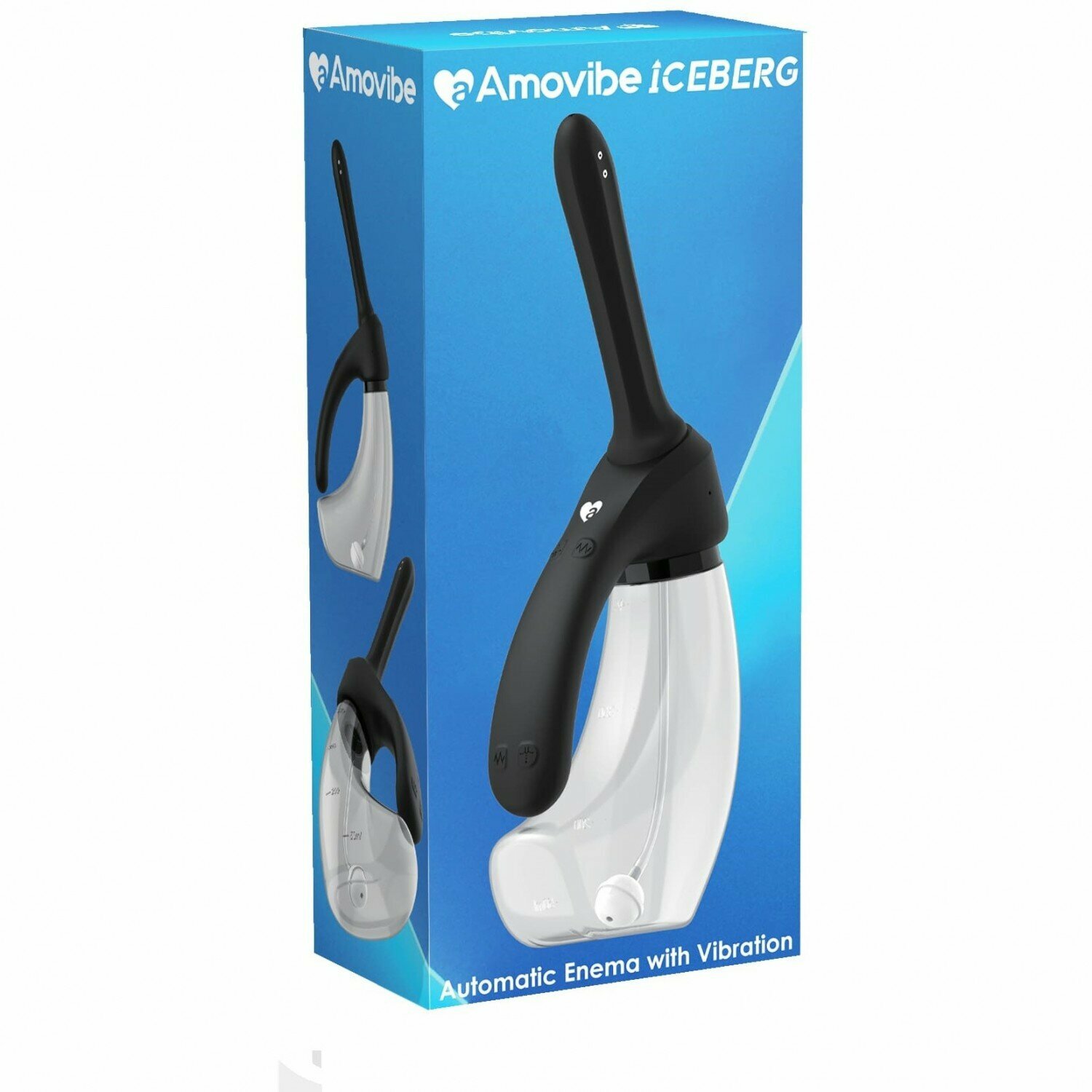 Душ для интимной гигиены Iceberg с вибрацией и автоматической подачей воды, Amovibe