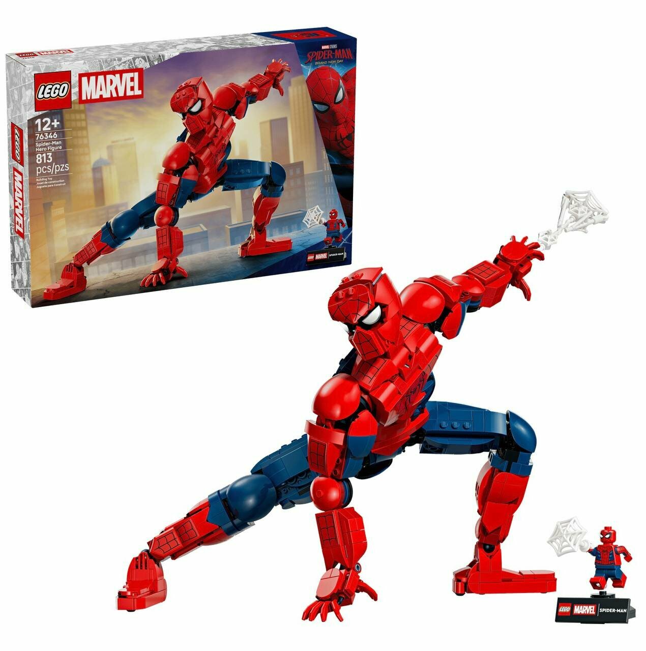 Конструктор LEGO Marvel Фигурка Человека-паука 76346, 813 деталей, от 12 лет