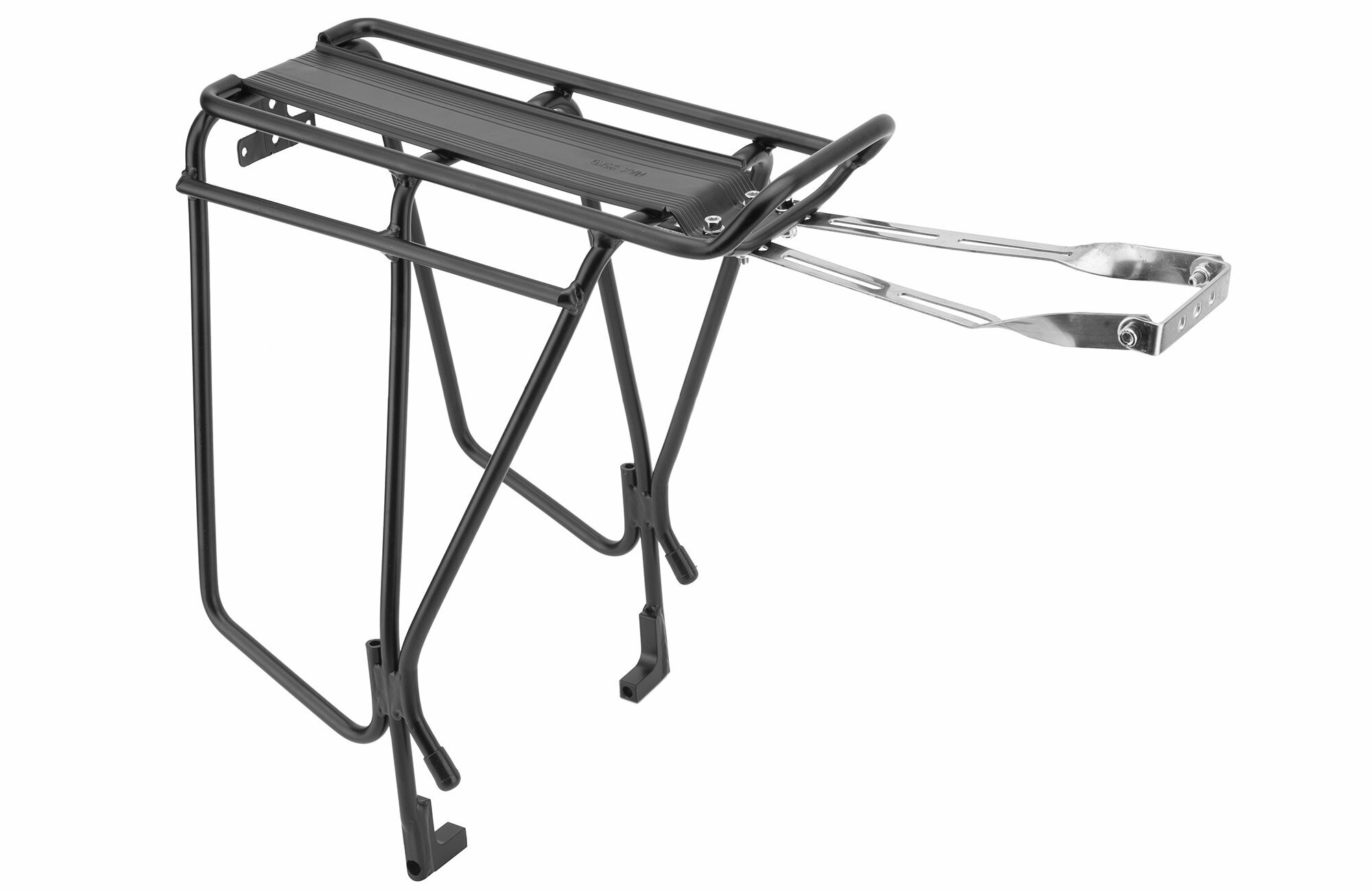 Багажник для велосипеда 28" BLF-H47 STELS алюминиевый чёрный усиленный под дисковый тормоз 10083