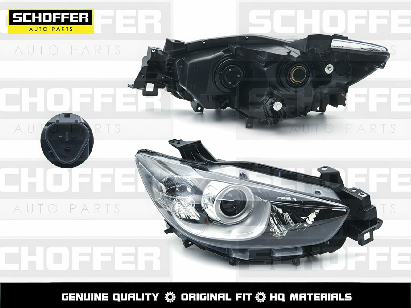 Фара правая, для Мазда CX-5 2012-2015 Mazda CX-5 2012-2015, артикул SHF-12101, производителя SCHOFFER