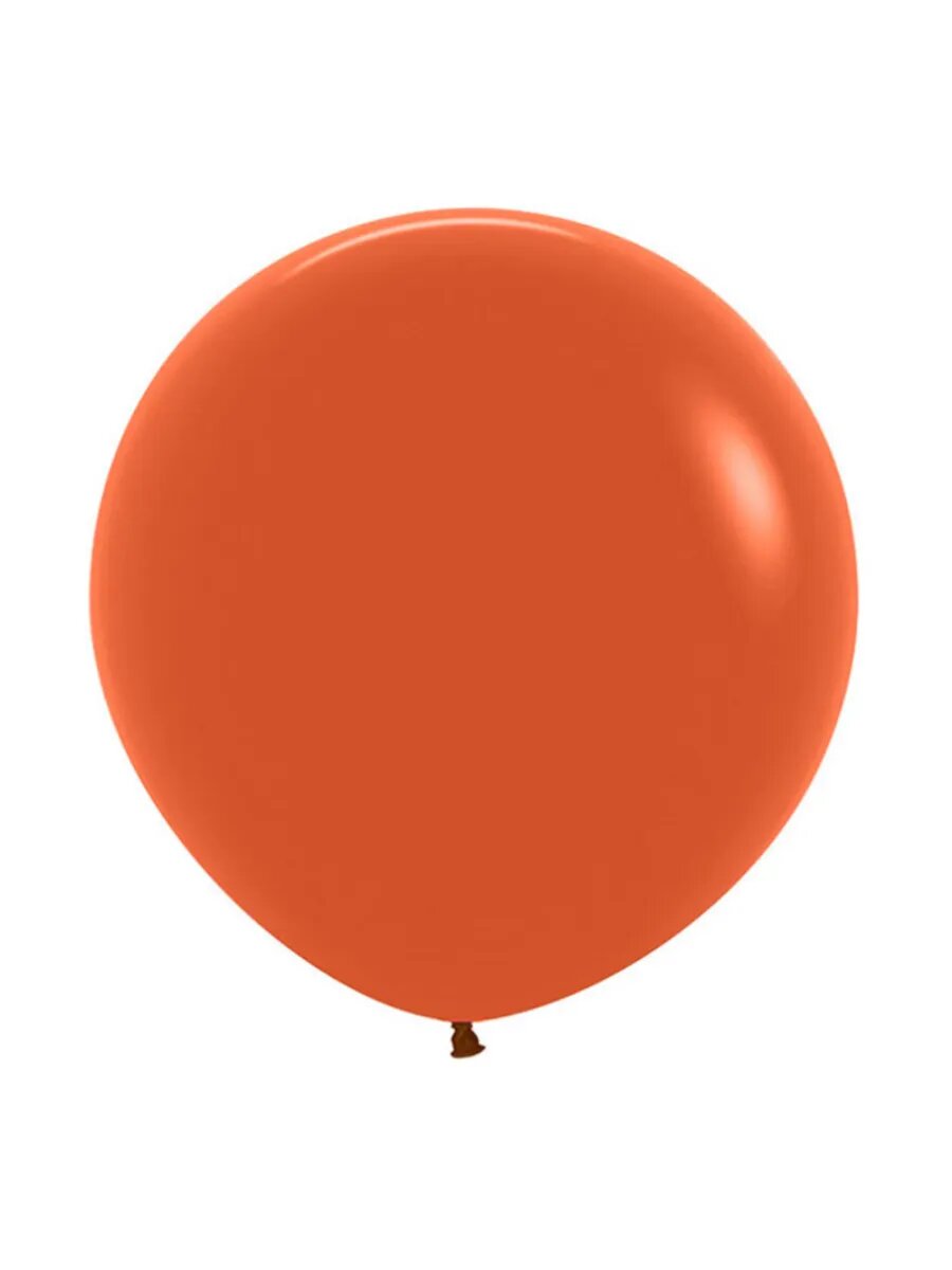 Оранжевый, Пастель / Orange, латексный шар (36"/1 м ) 10 шт. / DECOBAL, Вьетнам