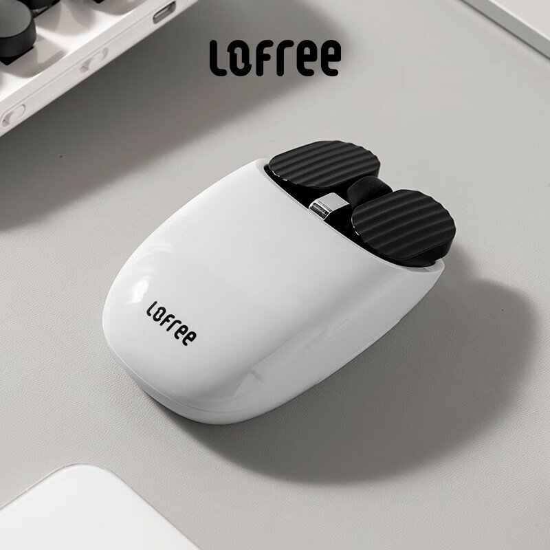 Компьютерная мышь LOFREE Wireless Bluetooth Compatible with Multiple Systems, Multifunctional, EP115, White