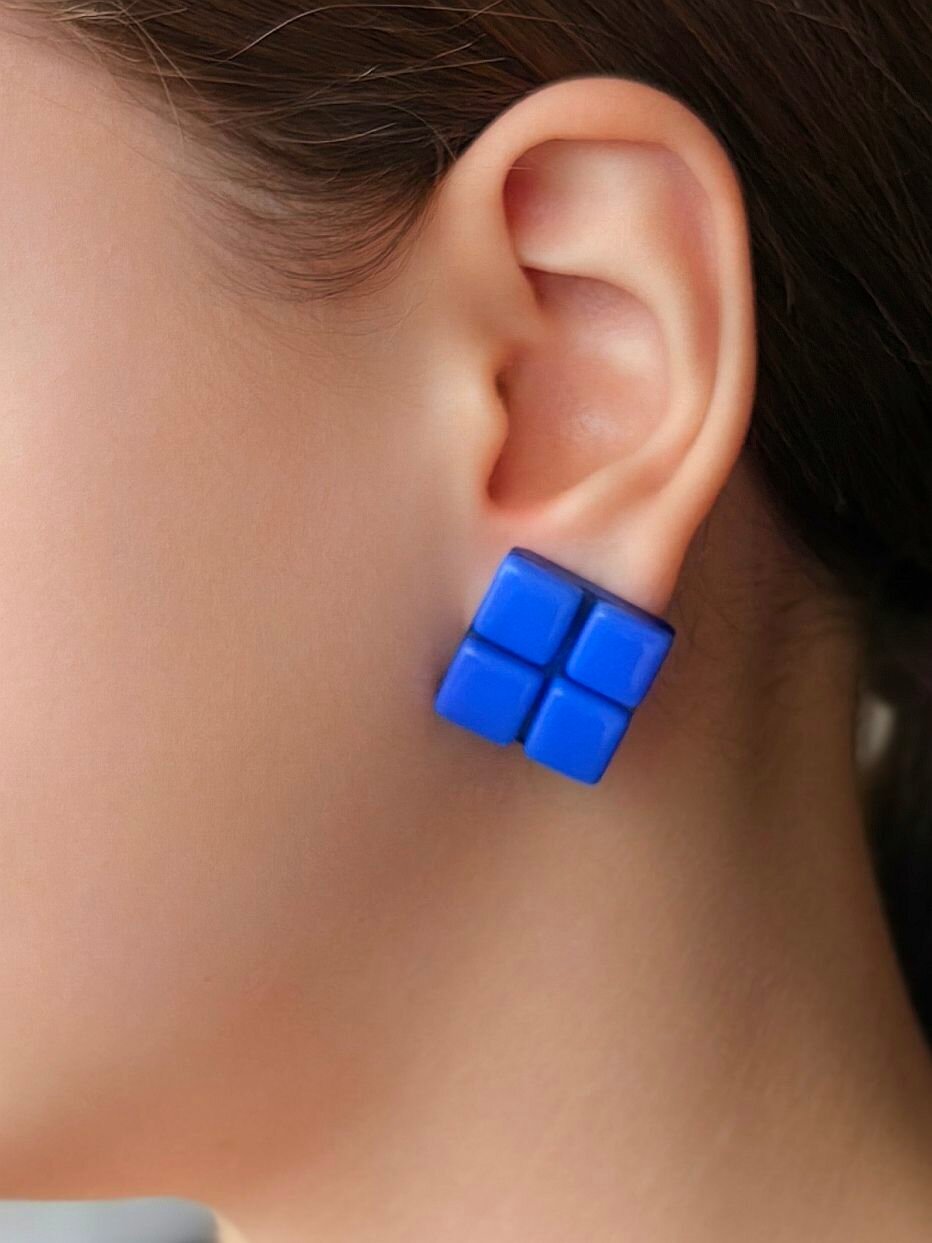 Серьги, стекло