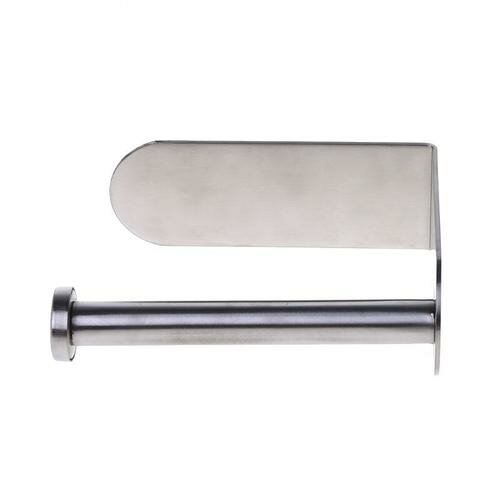 Европейский стиль клей вертикальный бумажный держатель полотенца из нержавеющей стали настенная установка ванная комната кухня туалетная ткань рулон хранения стойка держатели бумаги (серебро)