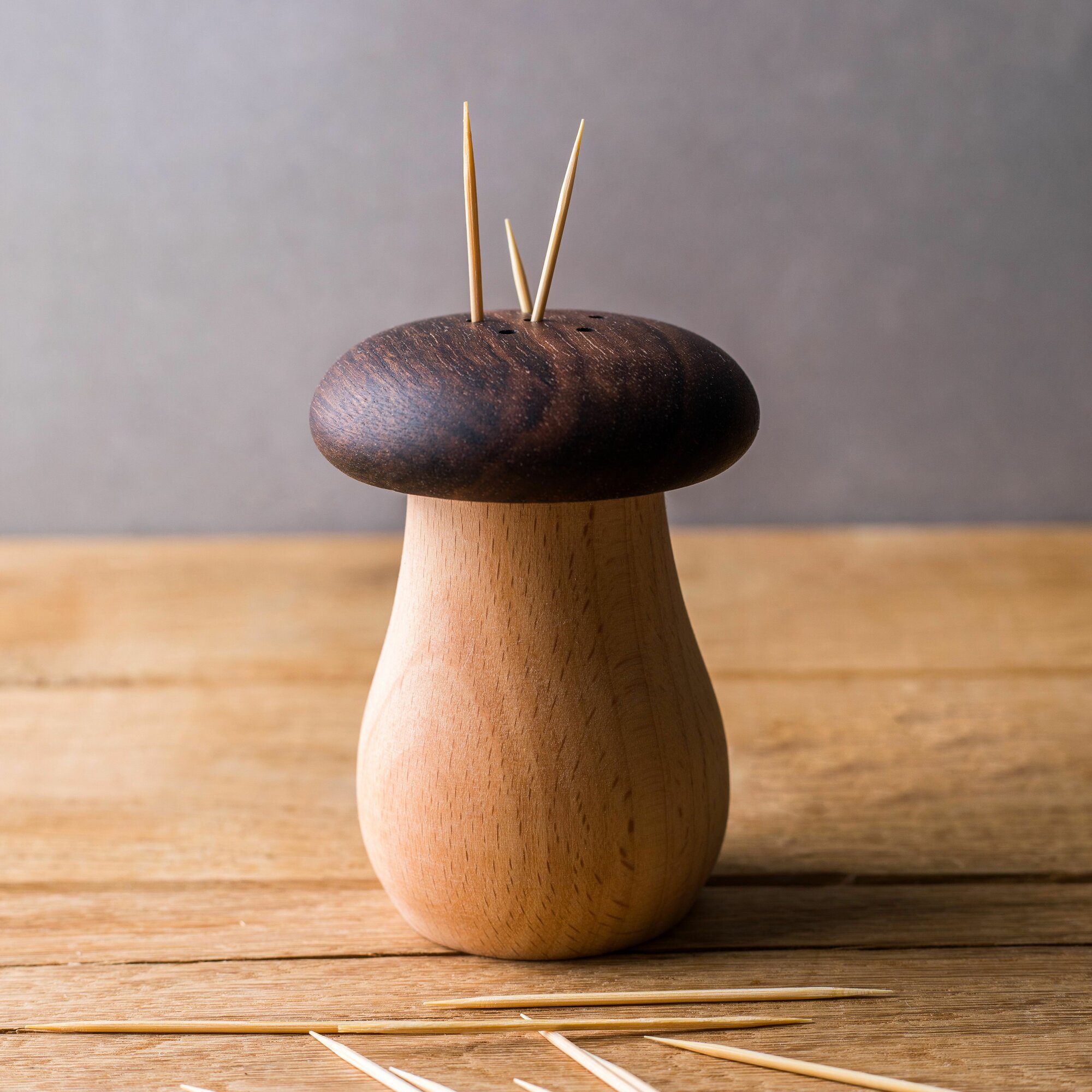 Зубочистки, бамбук, в деревянном органайзере, ручная работа, 150 шт