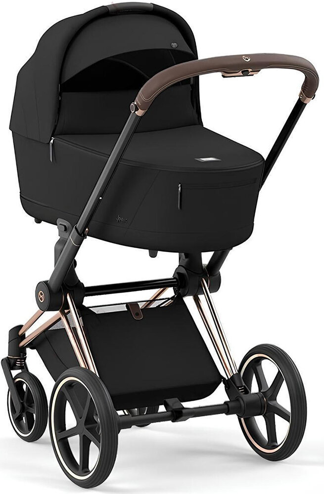 Cybex Коляска для новорожденных Priam IV (Sepia Black на шасси Rosegold)