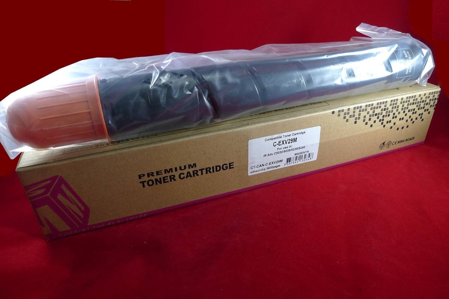 Тонер-картридж Canon iR Adv C5030/5035/5235/5240 C-EXV29/GPR-31/NPG-46 magenta (туба 484г) JPN