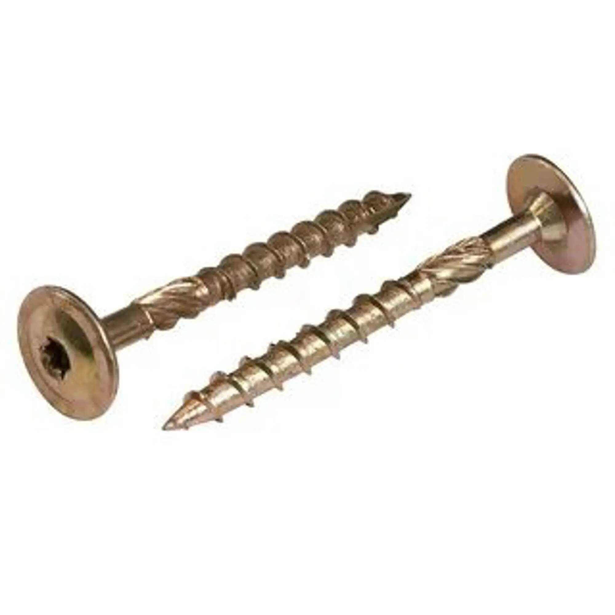 Шуруп конструкционный для деревянного домостроения с пресс-шайбой 6x100 мм из стали