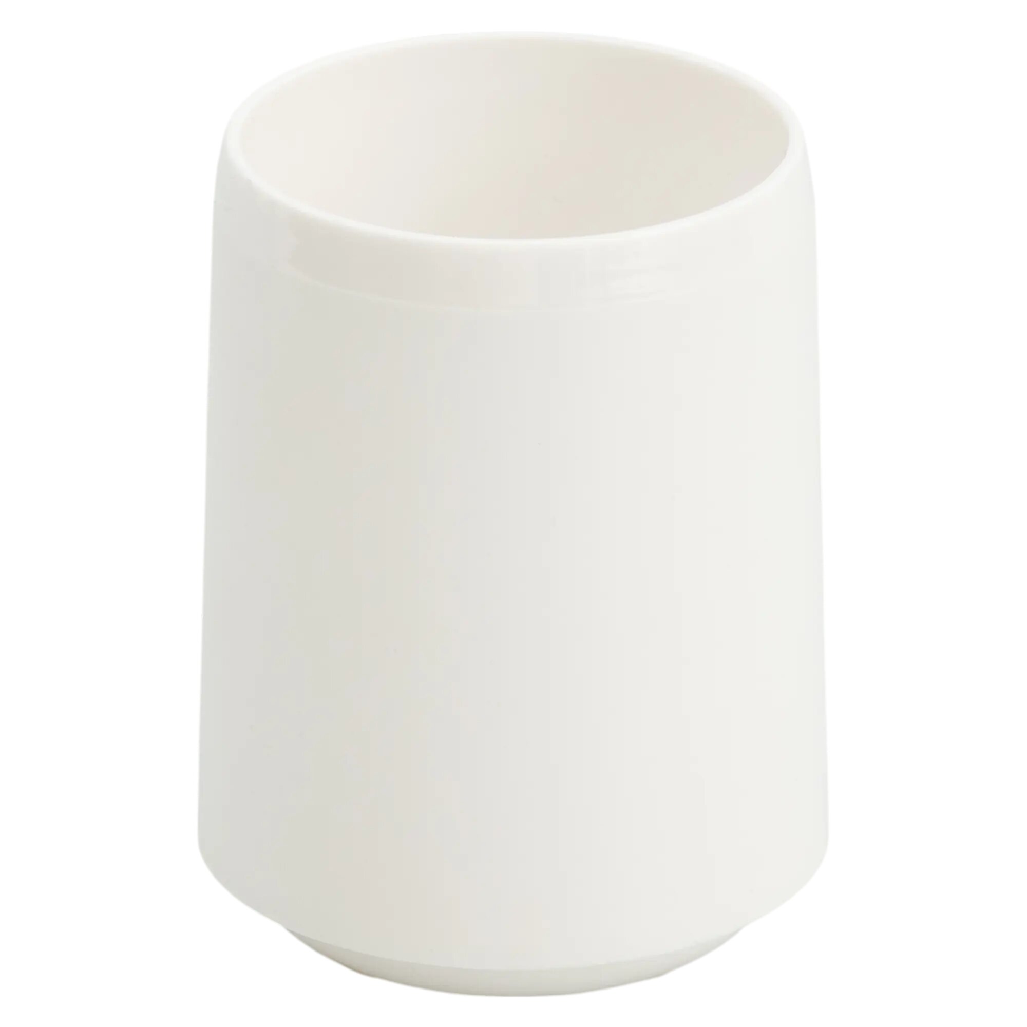 Vidage Ливадия пластиковый стакан для зубных щёток белого цвета для ванной комнаты