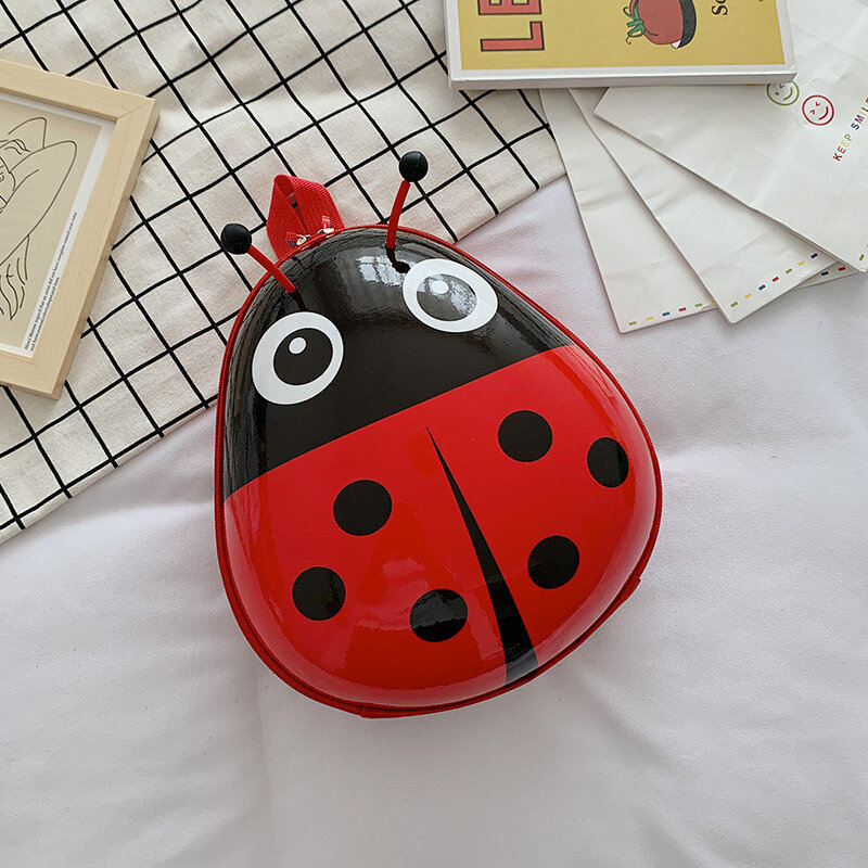 Рюкзак "Божья коровка", для детского сада, красный