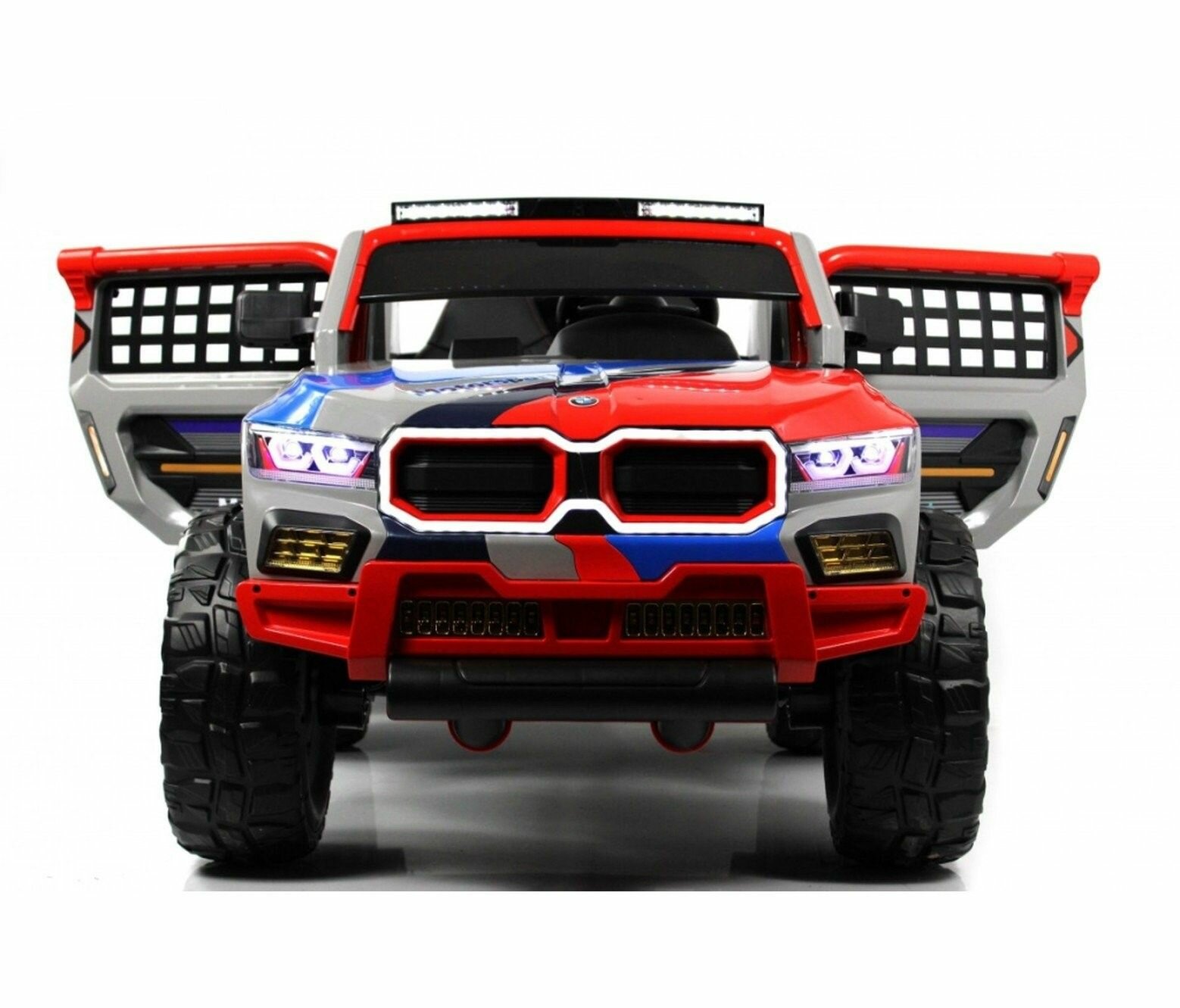 Детский электромобиль K007AM, багги, серый, аккумулятор 12В, USB, Bluetooth