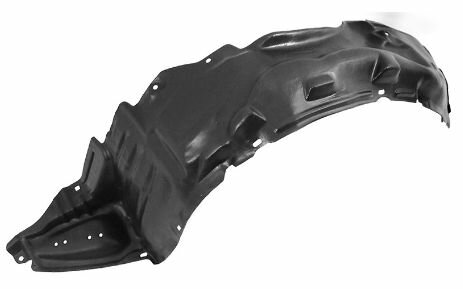 Подкрылок Zekkert, передний, левый, для Toyota Carina, пластик, черный
