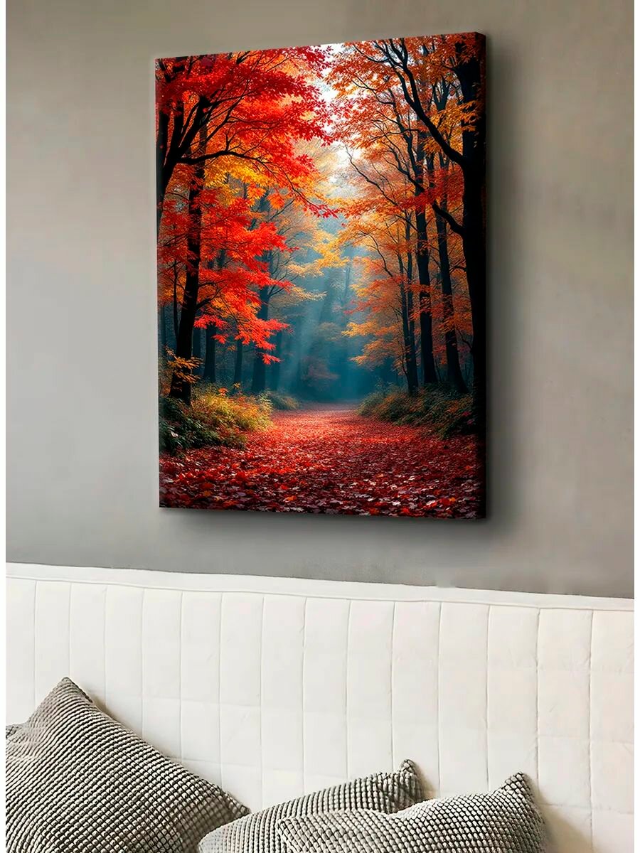 Картина "Осенний лес", модульная 50х70см 1шт.