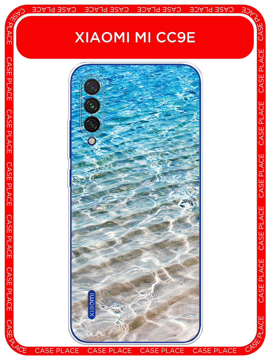 Чехол на Xiaomi Mi A3 / Сяоми Ми А3 с принтом Волны 10