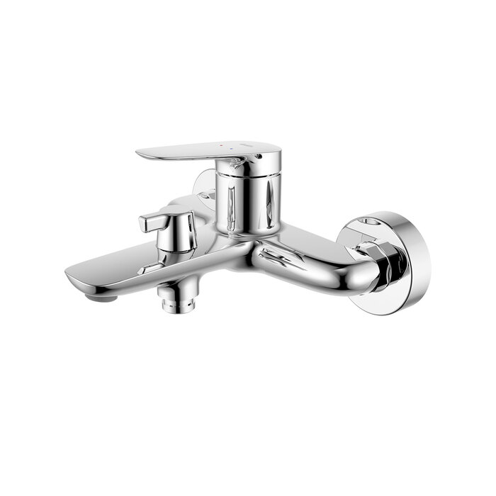 Смеситель для ванны без аксессуаров, глянцевый хром, Zodiac X, IDDIS, ZDXSB02i02WA