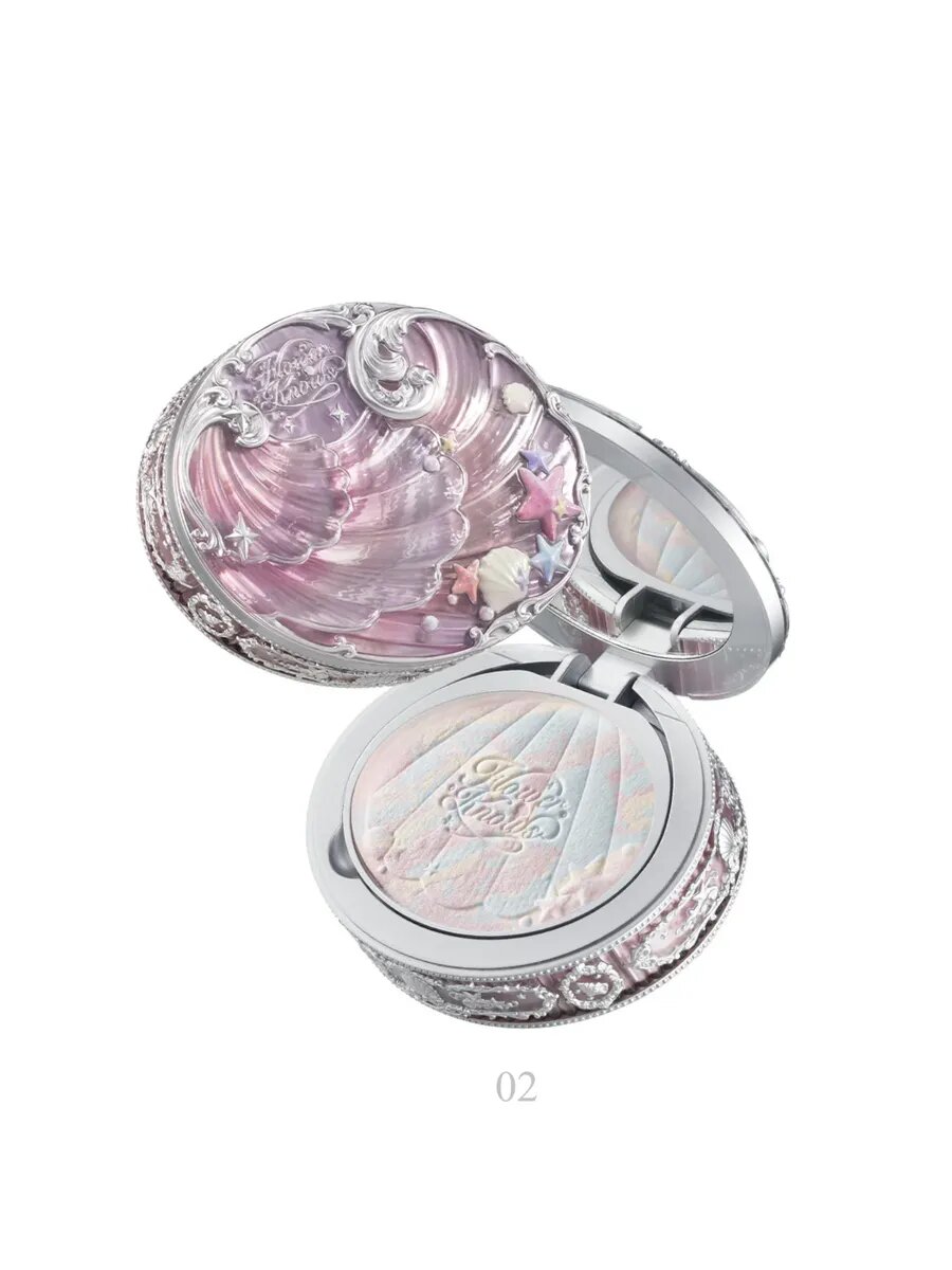 Пудра для лица Shell's Jewel 02 Dreamy Pink