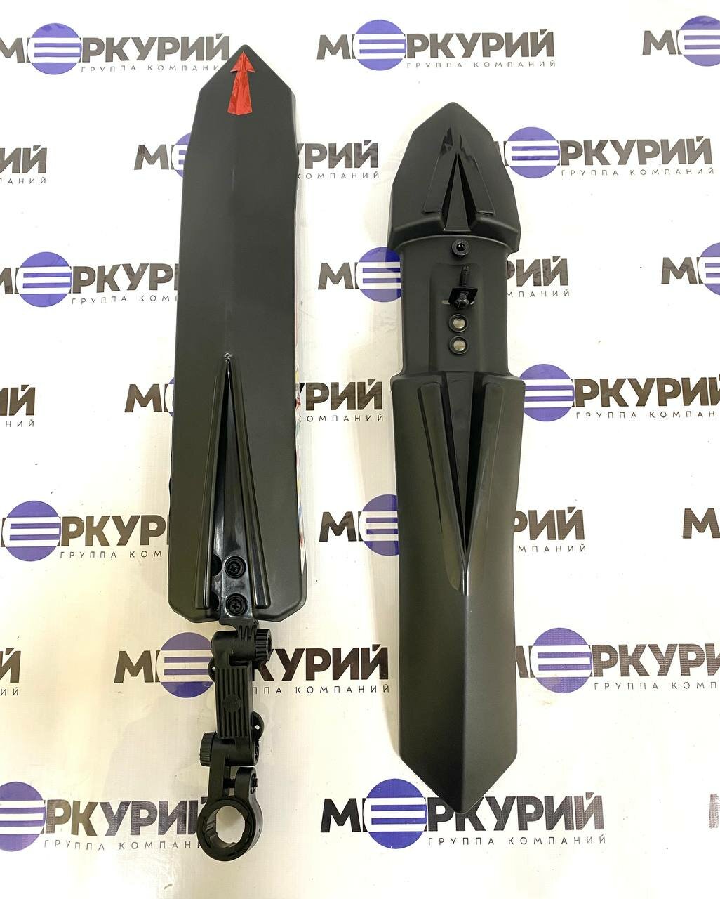 Крылья велосипедные 26", черные (пара), пластик