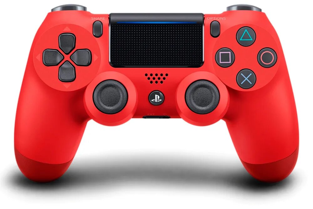 Геймпад беспроводной PlayStation DualShock 4 (Ver.2) красный