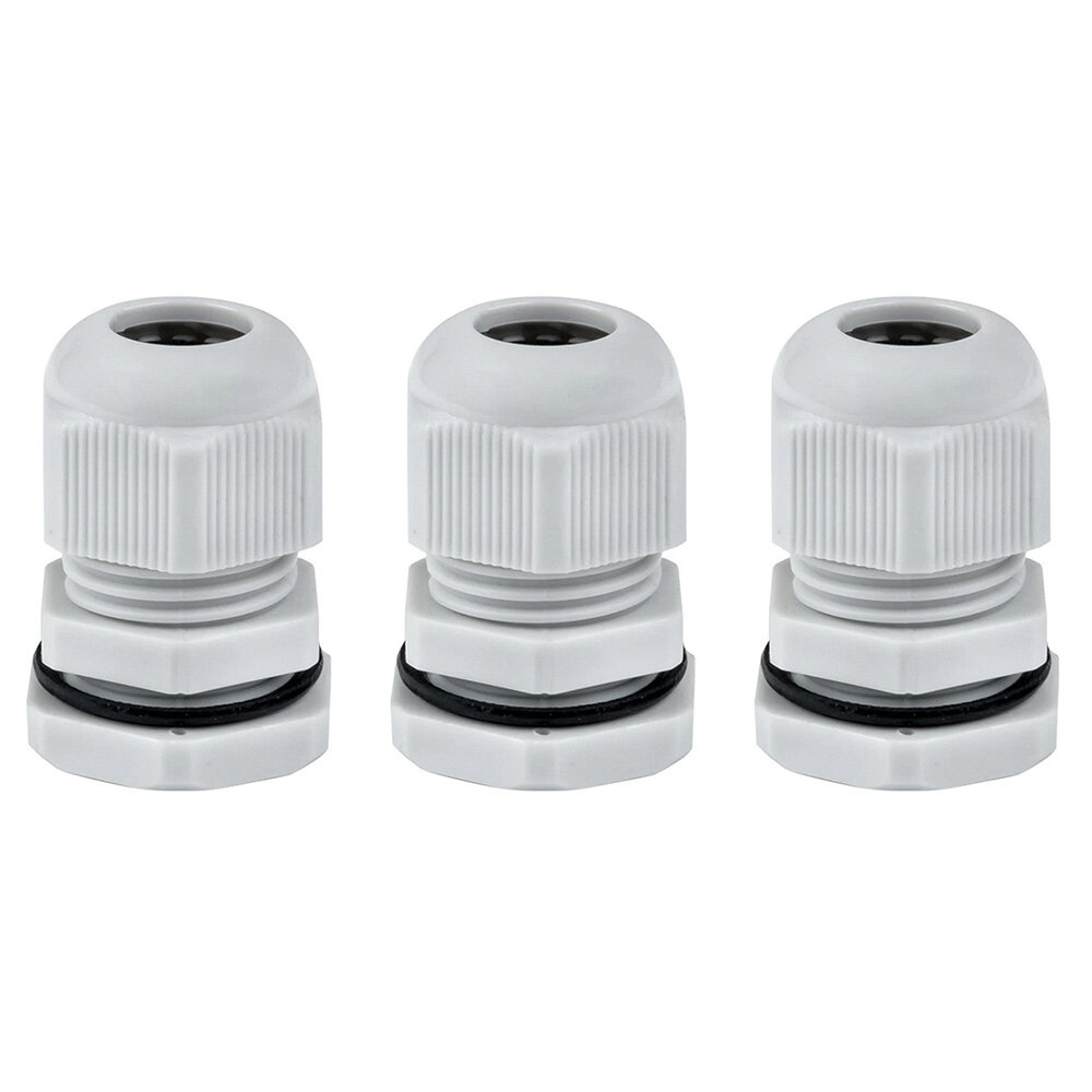 Сальник PG 13,5 для кабеля диаметром 6-12 мм IP54 пластиковый серый (60 шт.)