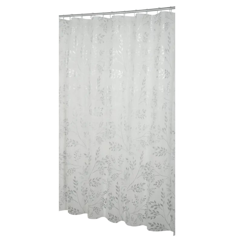Штора для ванной Swensa Branch SWC-55-21 180x180 см PEVA цвет бело-серебристый