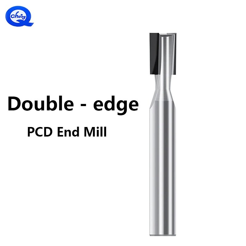 Фреза PCD, графитовая концевая фреза с плоским дном, алмазная специальная фреза с высоким зеркалом, подходит для дерева, карбида кремния