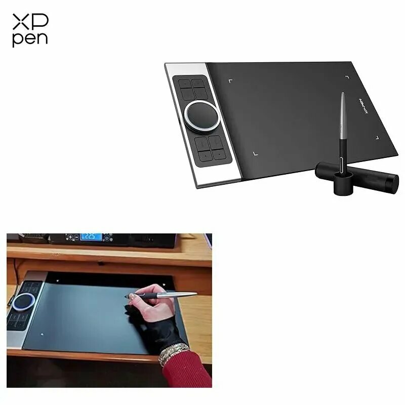 Графический планшет Deco Pro S, формат A4, черный, серый