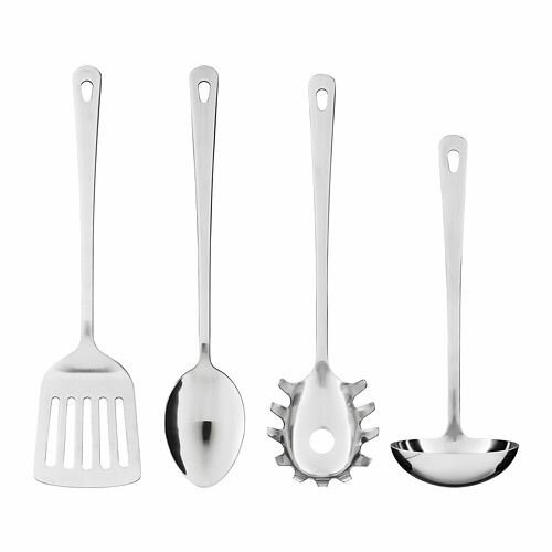 GRUNKA IKEA, набор кухонной навески, сталь, 4 предмета, грунка икеа