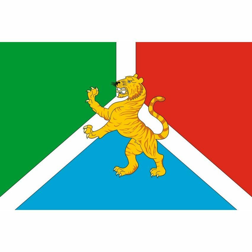 Флаг Хабаровского района 135x90 см.