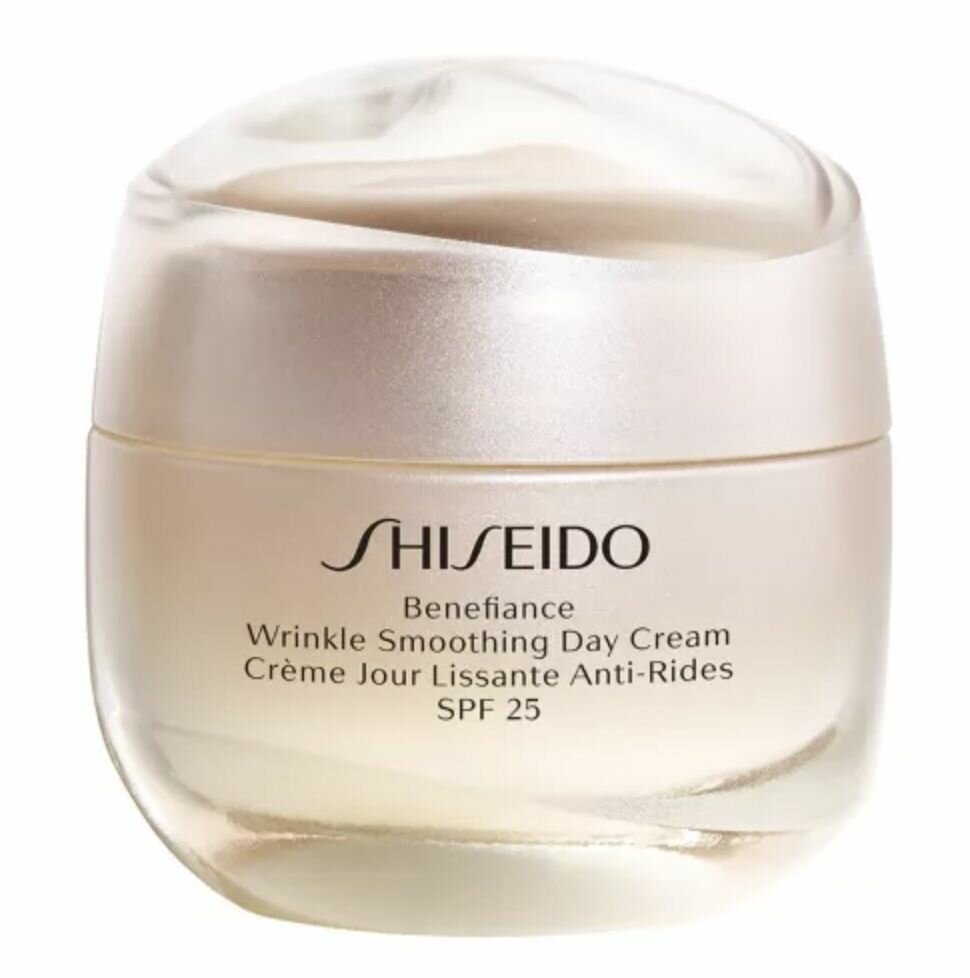 SHISEIDO Дневной крем для лица, разглаживающий морщины BENEFIANCE WRINKLE SMOOTHING DAY CREAM, 50 мл
