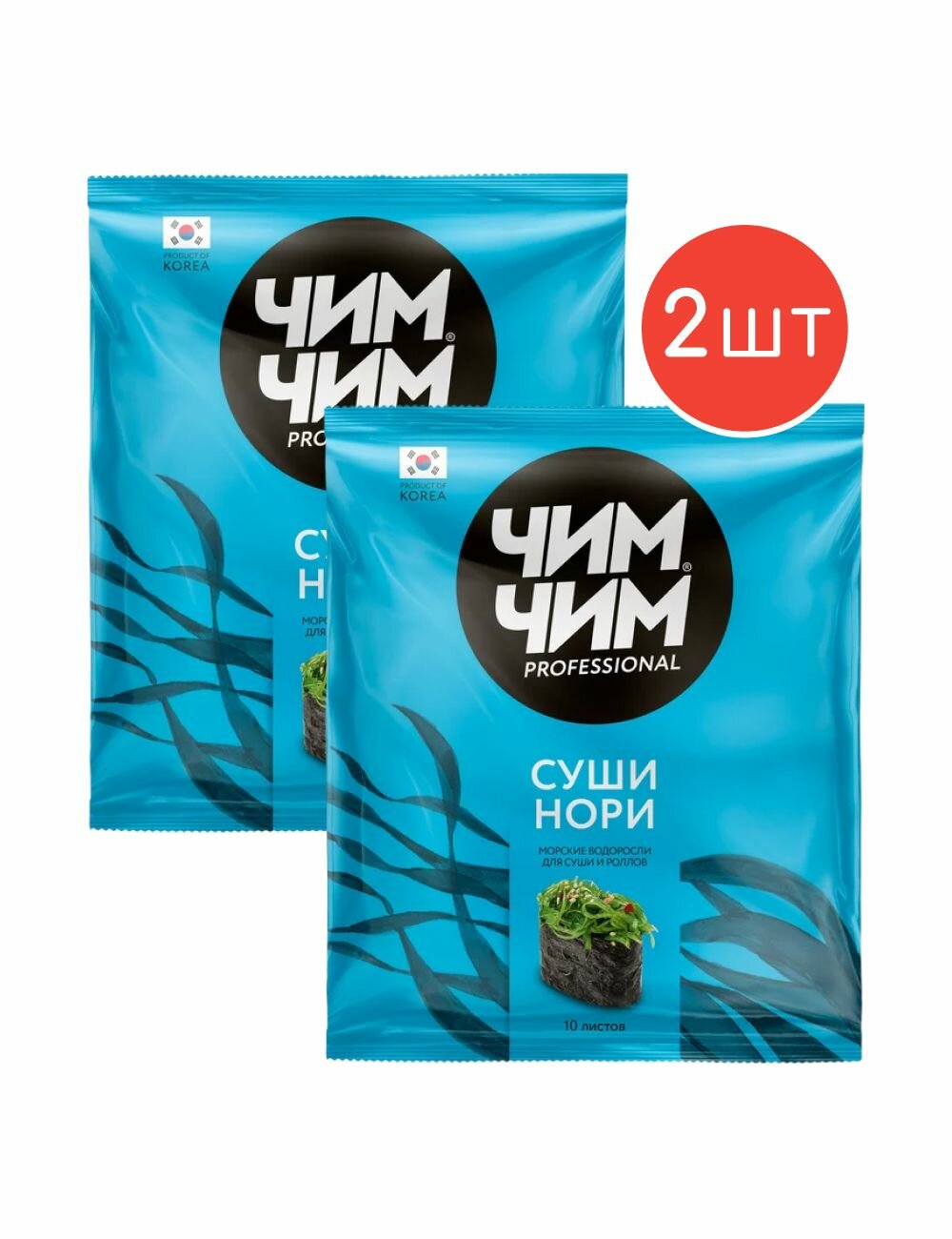 Водоросли морские сушеные Чим-Чим Суши Нори 24г 2шт