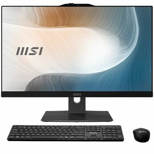 23,8" Моноблок MSI Modern AM242TP 1M-1026XRU (9S6-AE0721-1468) черный - 1920x1080, IPS, Intel Core 5 120U, ядра: 10 x 1,4 ГГц, 16 ГБ, SSD 512 ГБ, Intel Iris Xe Graphics, Windows 10 Pro