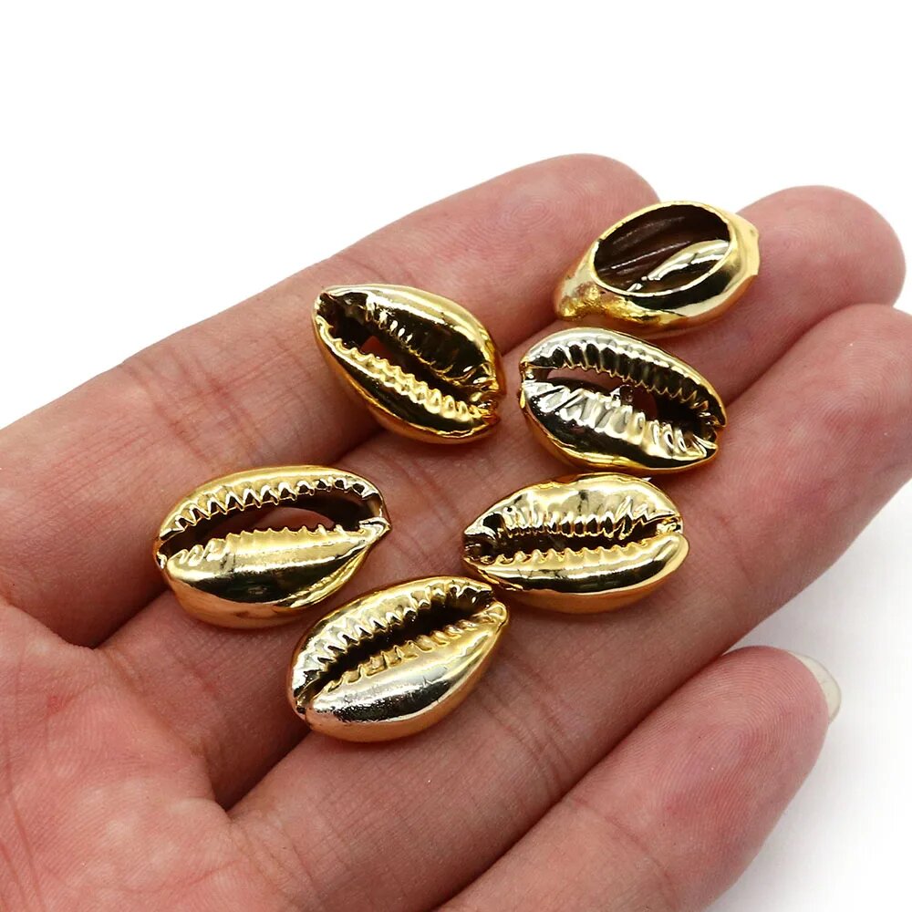 Натуральные ракушки каури бусины для бижутерии 20 шт 16-18mm, Q-20pcs