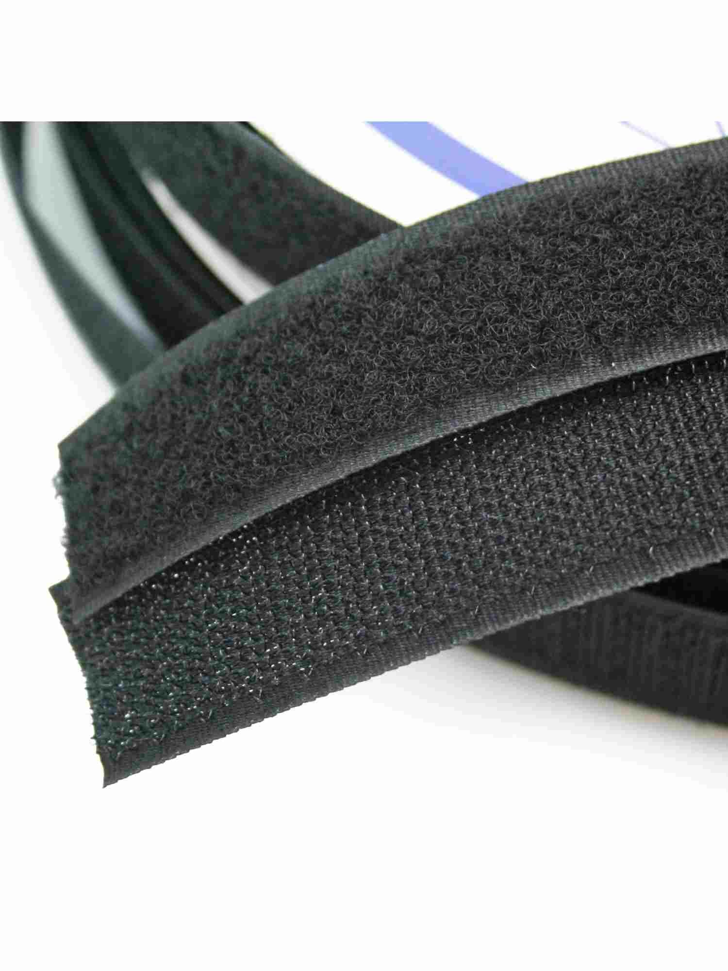 Лента контактная «Липучка» (черная, ширина 25 мм.) на метраж belais #10182