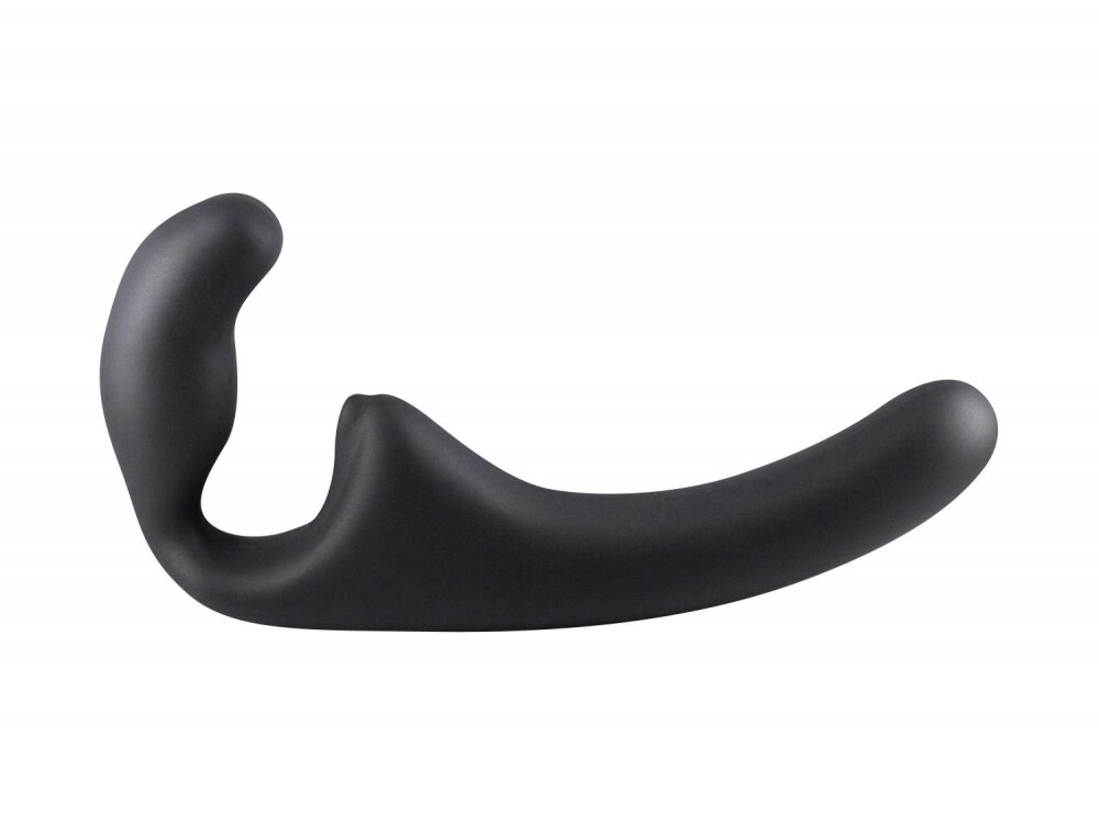 Lola Toys Гнущийся безремневой страпон Natural Temptation Black