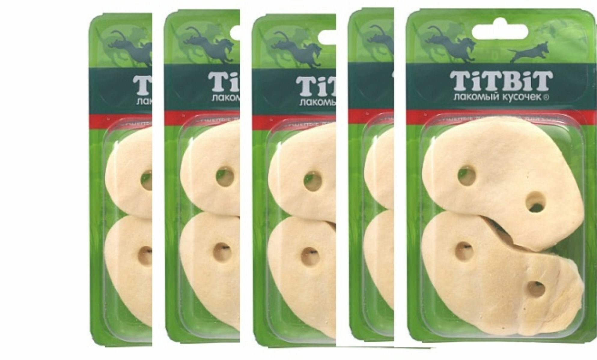 TiTBiT Лакомство для собак Пятачок диетический Б2-M (5 шт)