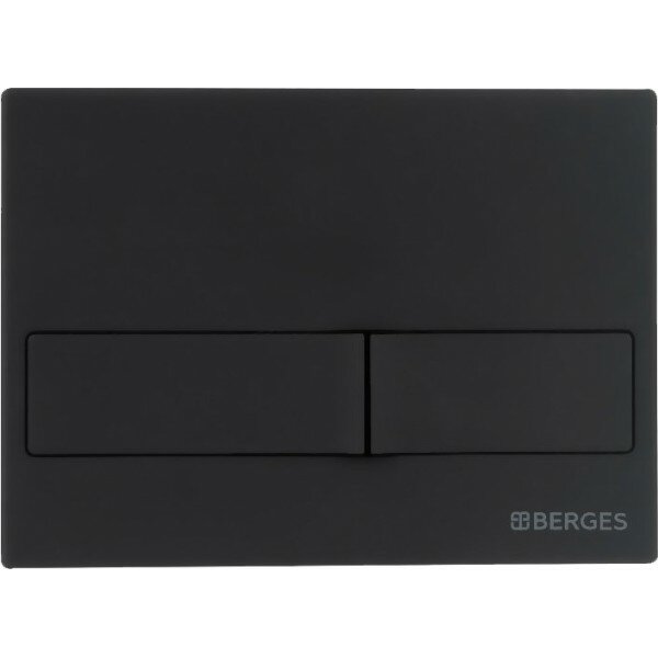 Кнопка смыва Berges Wasserhaus Novum L5 чёрный, матовый