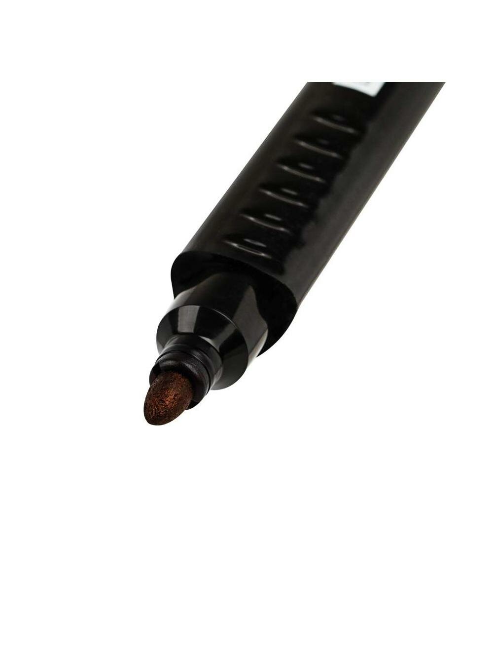 Маркер Luxor "Trios" перманентный, пулевидный, 2,5 мм, черный {306191} (1 шт)